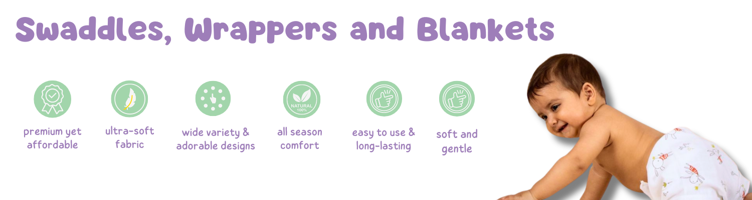 Swaddles, Wrappers & Blankets – Tinycare