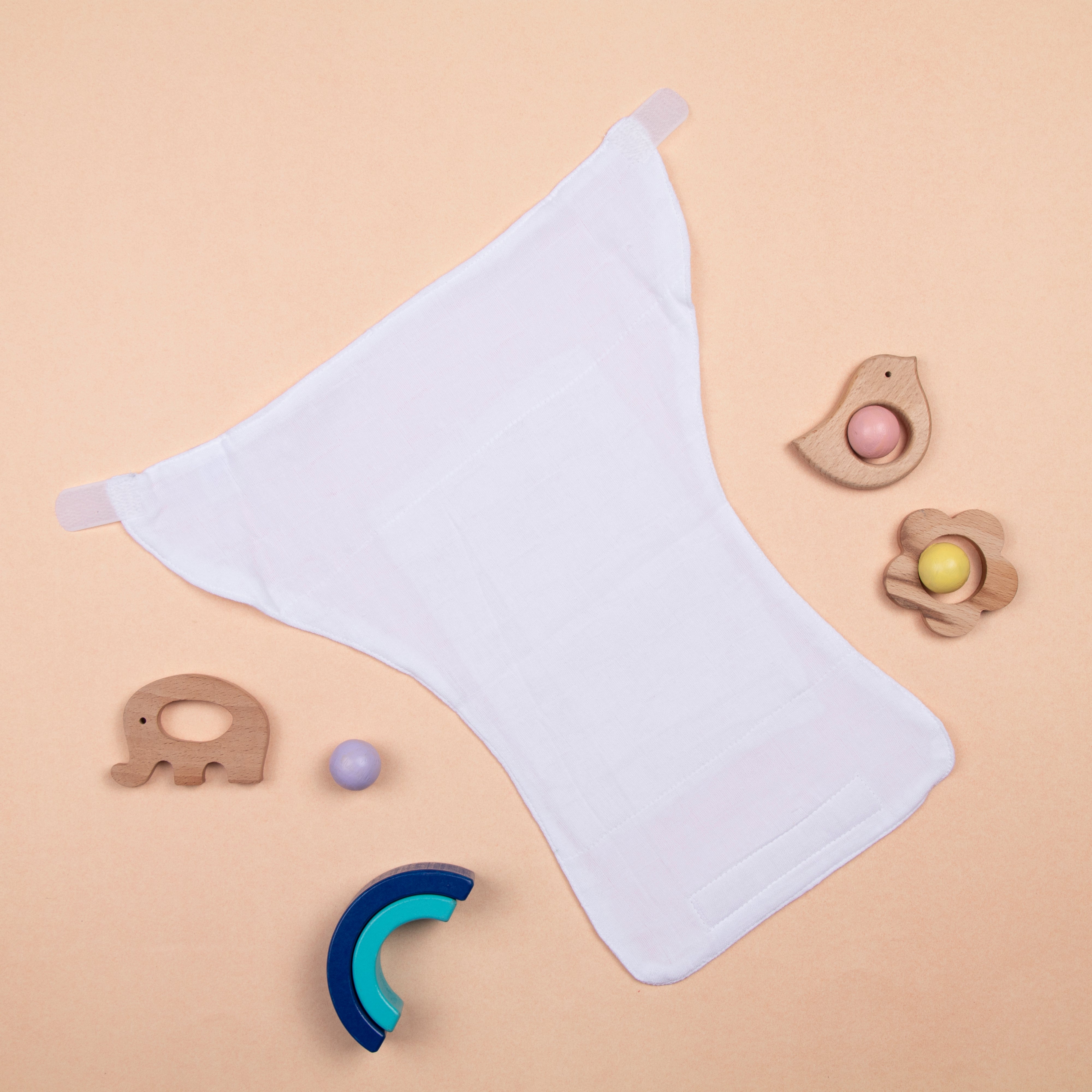 White Muslin Nappies (Pack of 5) – Tinycare